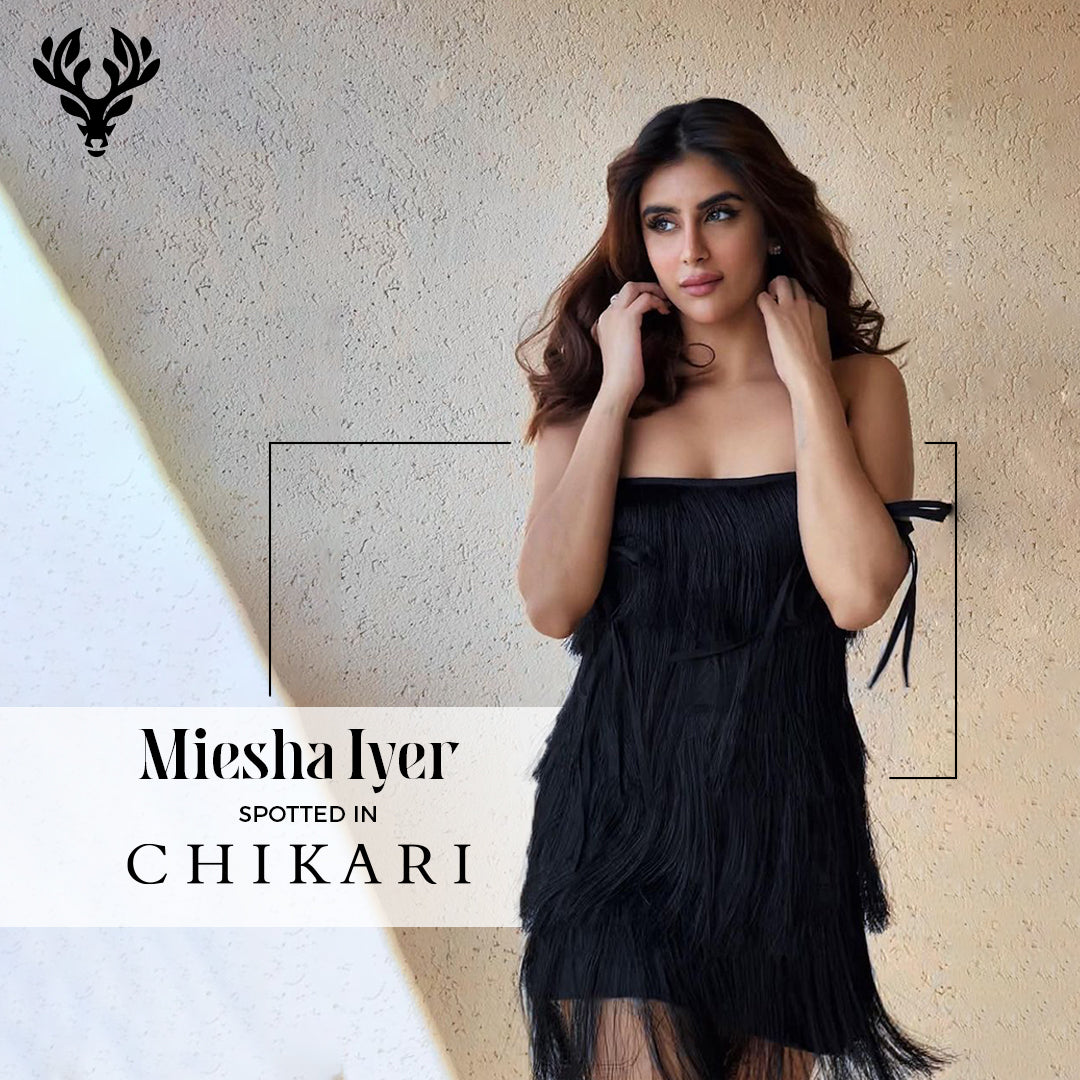 Black Fringe Dress – CHIKARI